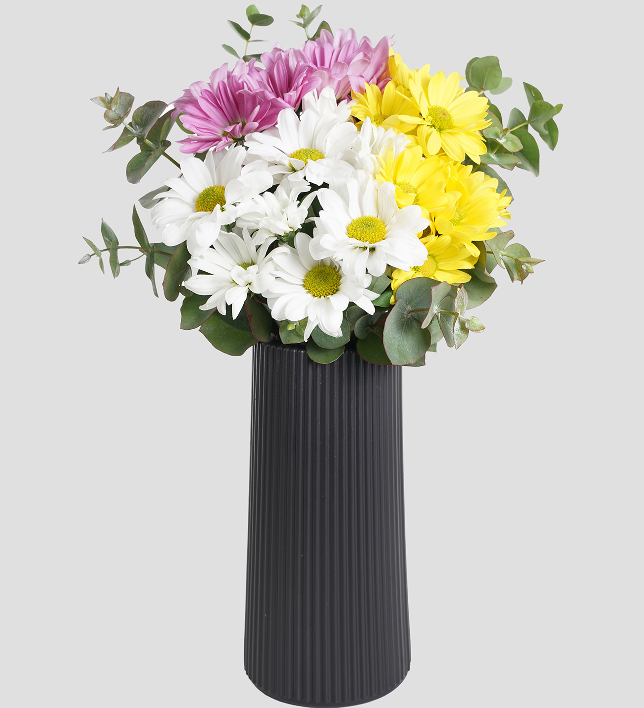 Mix Color Papatya Vazosu - Çiçek Sepeti